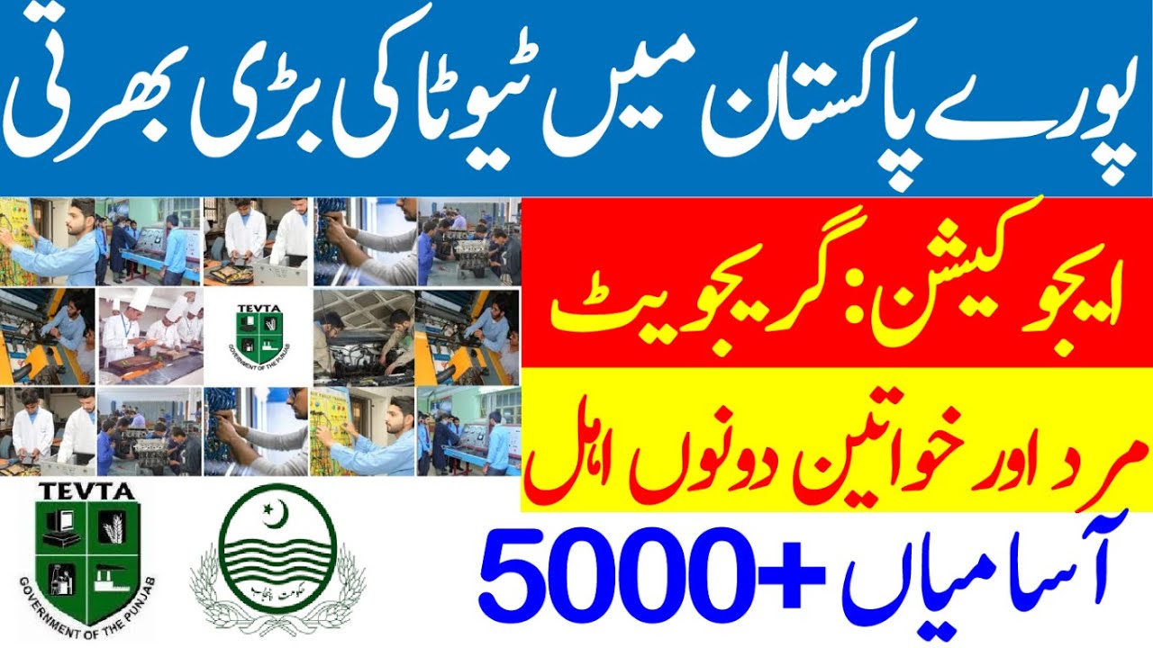 TEVTA Jobs 2024 Tevta Jobs Teaching Jobs 2024 Government Jobs tevta-jobs-2024-tevta-jobs-teaching-jobs-2024-government-jobs
