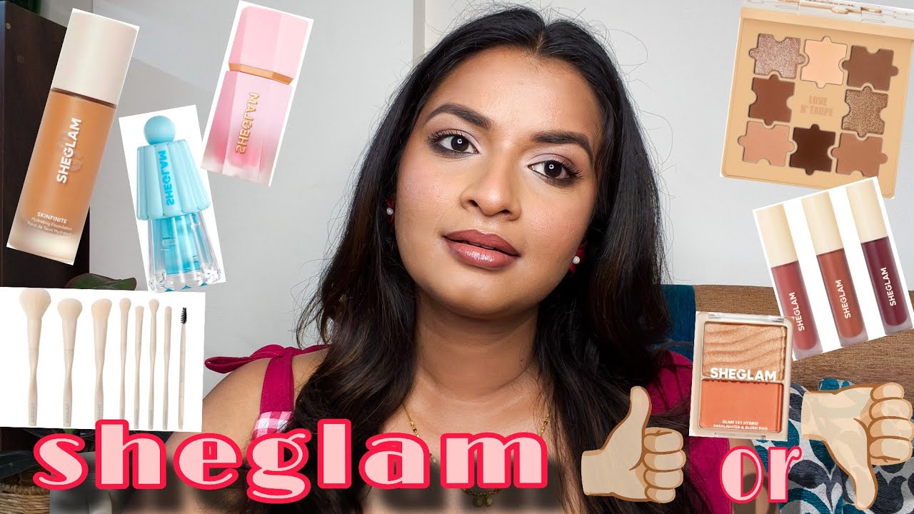 Full face of SHEGLAM | one brand tutorial| testing out the products for ...