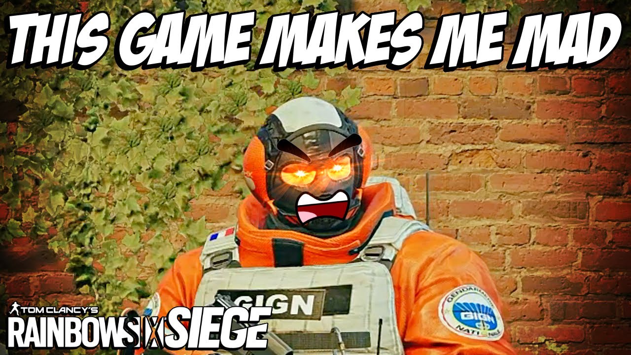 Rainbow Six Siege Ranked Gameplay - I get so mad playing R6 - YouTube