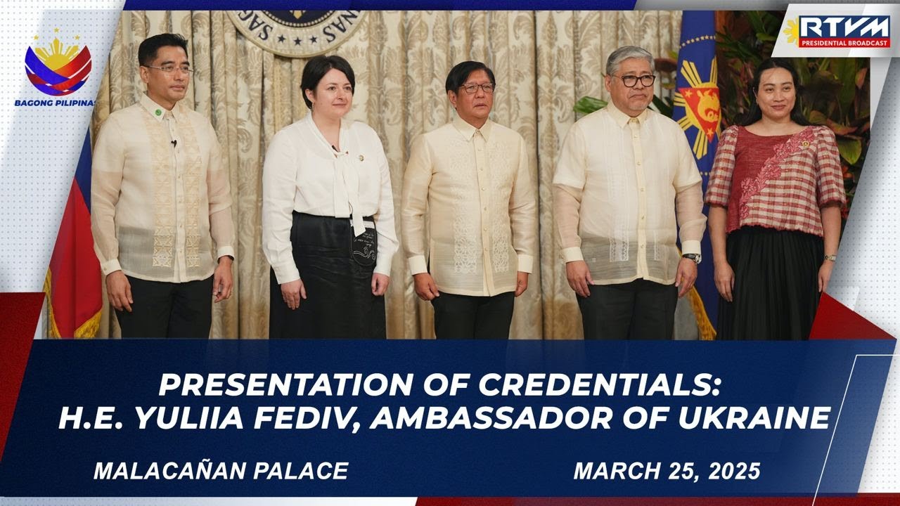 Presentation of Credentials: H.E. Yuliia Fediv, Ambassador of Ukraine - YouTube