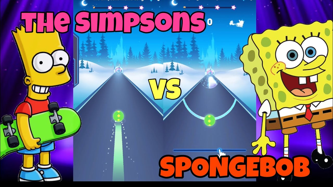 BEAT ROLLER | The Simpsons vs Spongebob Squarepants | Panthera plays ...