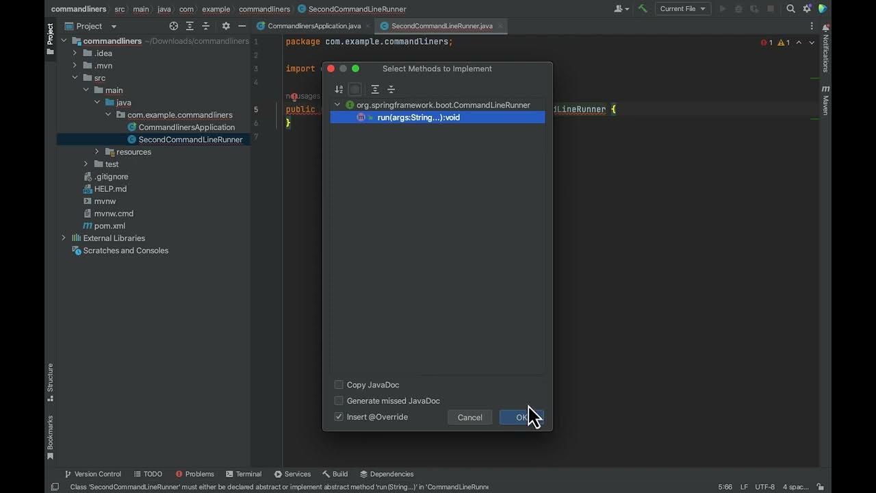 Spring Boot: Multiple CommandLineRunners - YouTube