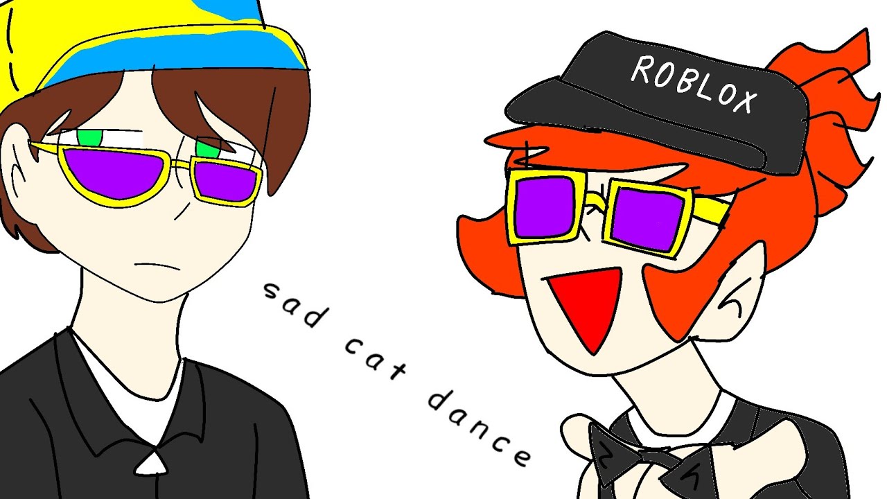 sad cat dance //roblox// animation - YouTube