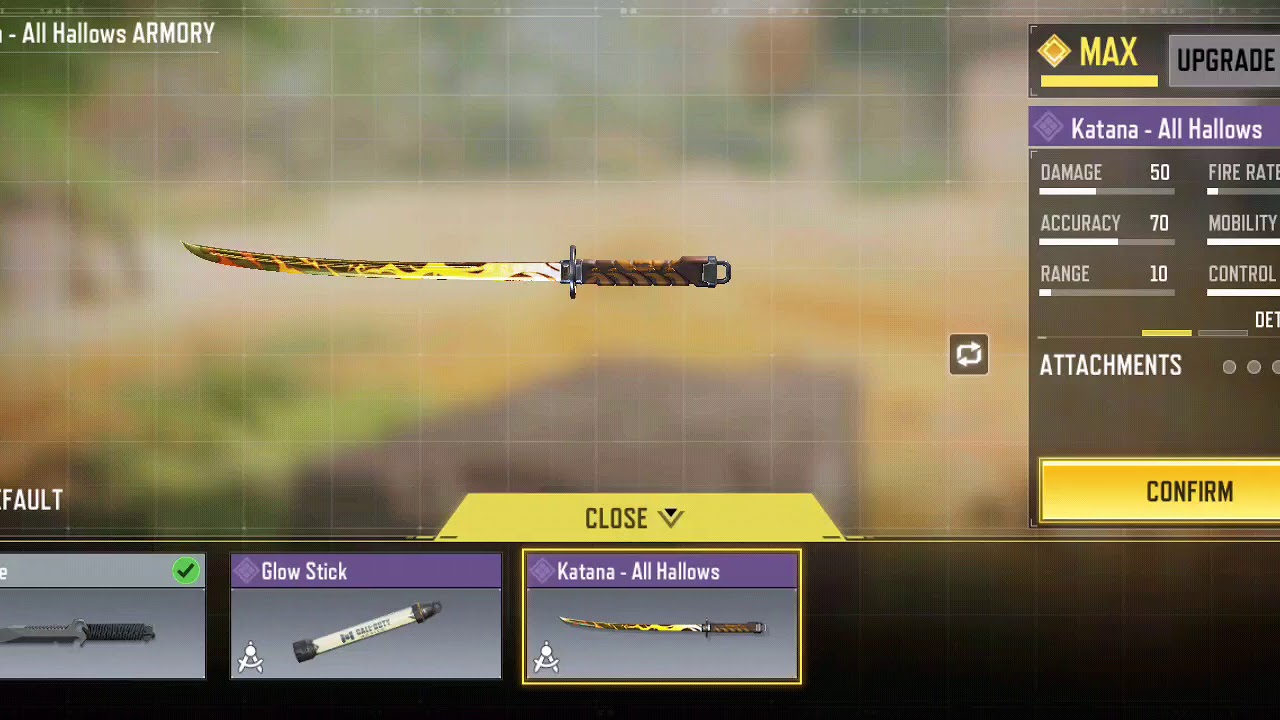 How to find katana in CoDm After receiving it from Halloween🎃Draw - YouTube