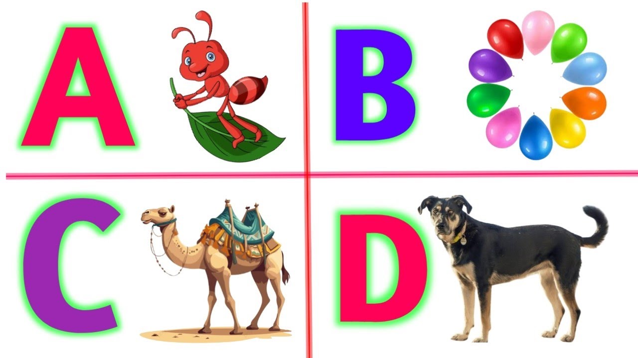 A to z alphabet ABCD phonics sounds song ABCD alphabet || ABC alphabet ...