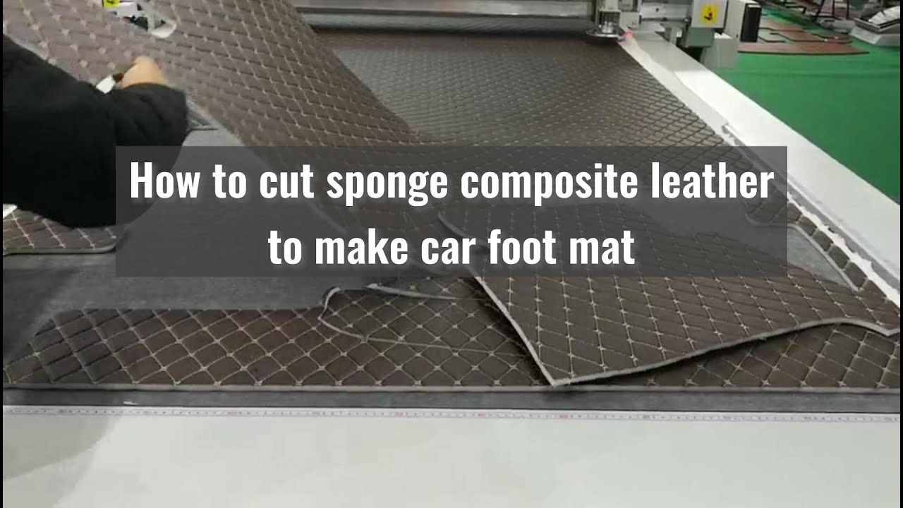 Perfect Fit Car Mats: Precision Cutting with JWEI Digital Cutter - YouTube