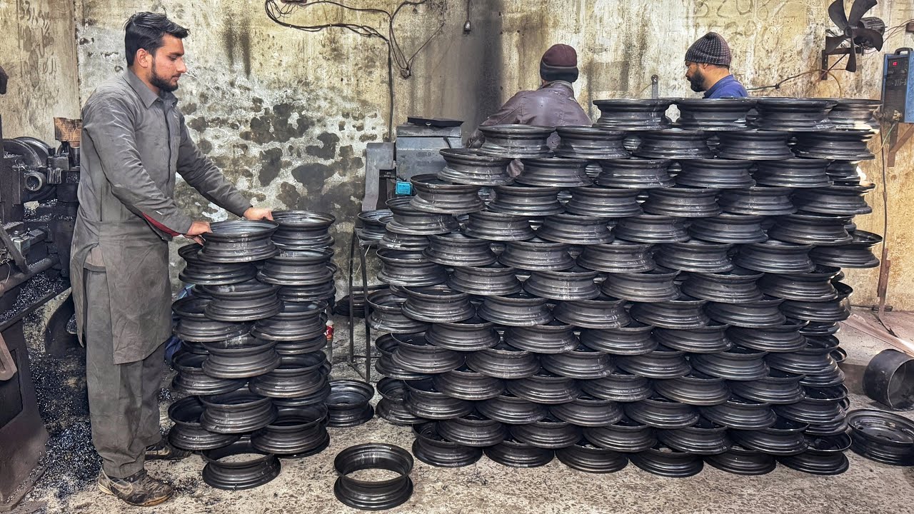 Incredible: How to Produced Car Wheel Rim in Factory | inside Factory ...