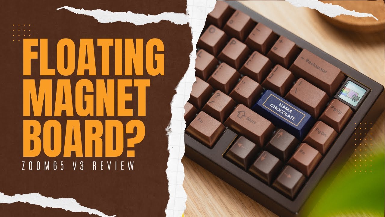 Reviewing a LEVITATING MAGNETIC keyboard?! | Zoom65 V3 Review - YouTube