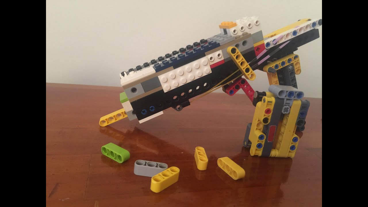 mag fed lego gun - YouTube