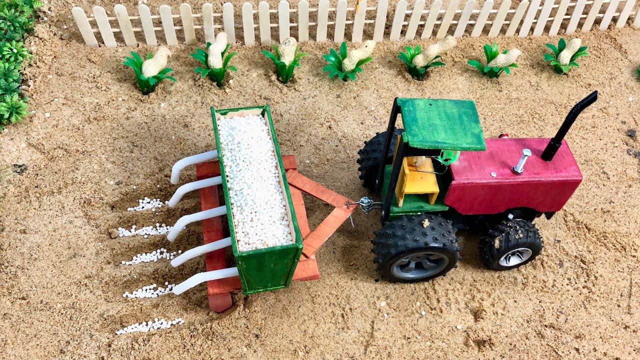 Top diy tractor making mini plough machine science project | Diy ...