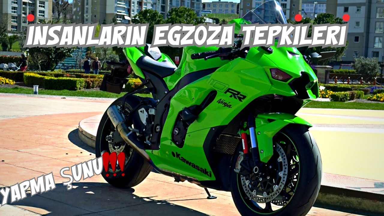 YAPMA ŞUNU !!! / İNSANLARIN EGZOZA TEPKİLERİ / KAWASAKİ ZX10RR SC ...