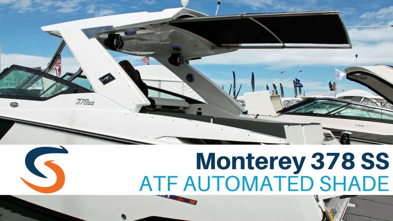 SureShade ATF Automated Shade Demo on Monterey 378 SS - YouTube
