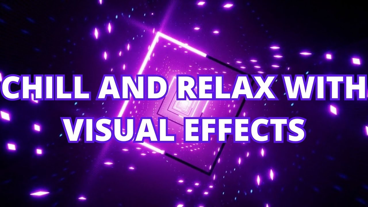 VJ LOOP NEON Pink Purple Geometric Metallic Tunne Abstract Background ...