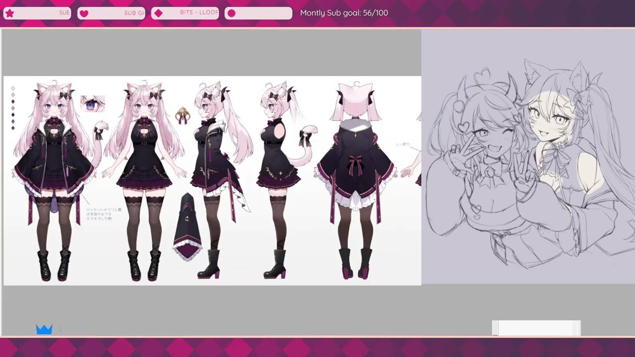 Vshojo art process 2/9 - YouTube