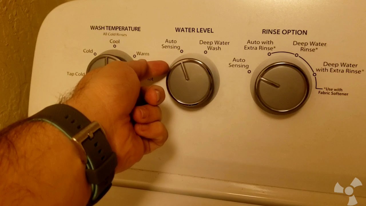 Whirlpool WTW4850HW1 // Control Panel Tour because kirk made me shoot a ...