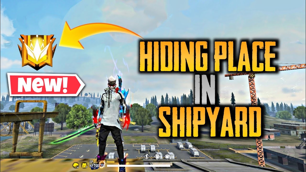 Hiding Place in Shipyard| Free Fire| Hiding Place - YouTube