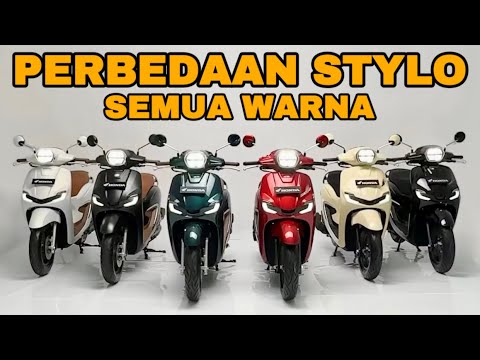 HARGA DAN WARNA HONDA STYLO 160 🔥🔥🔥SIMAK PERBEDAANNYA ‼️ - YouTube