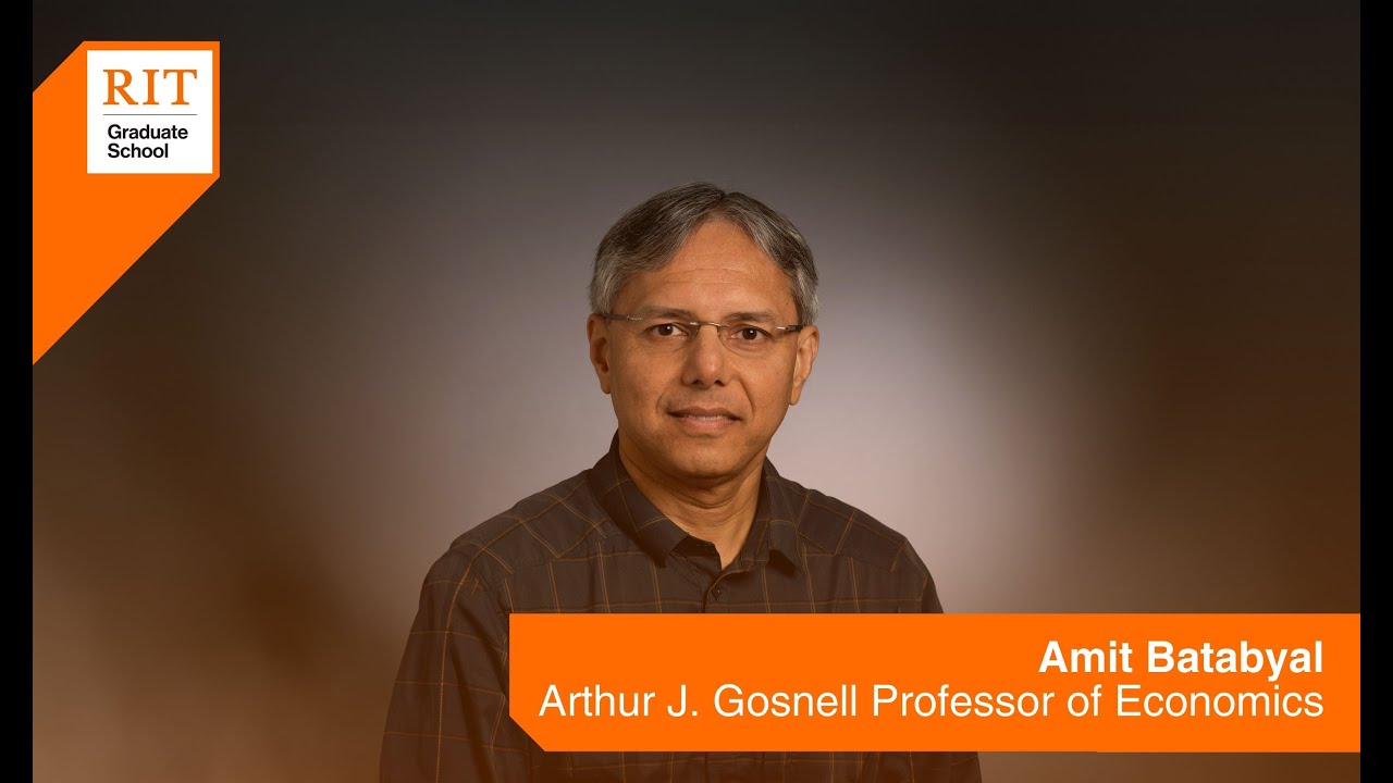 Meet Professor Amit Batabyal | Arthur J Gosnell Professor in Economics ...
