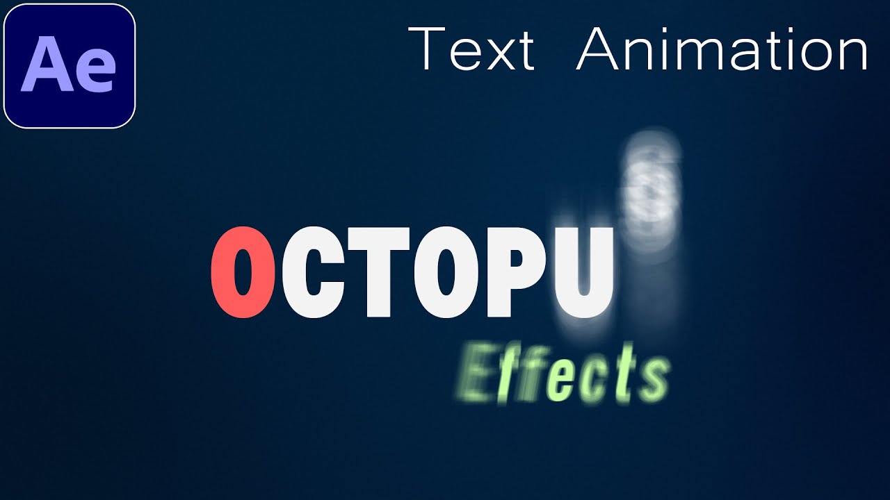 How to make a simple but impressive text animation in After Effects # ...