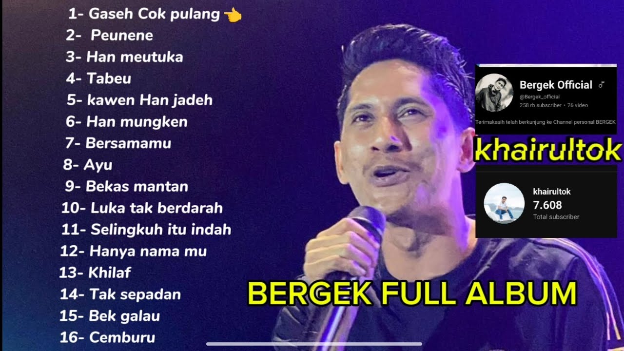 LAGU BERGEK FULL ALBUM TERBARU PILIHAN TERBAIK - YouTube
