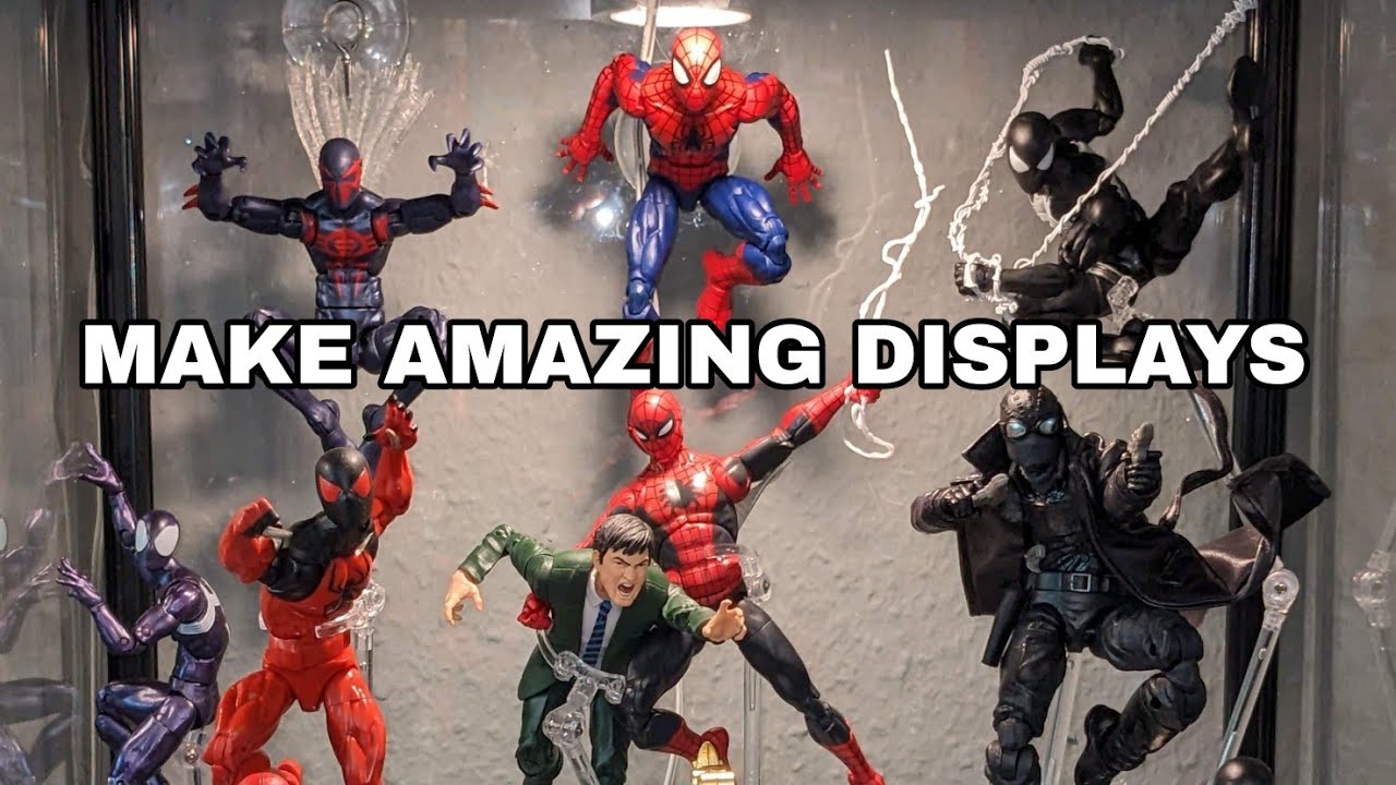 Creating a Marvel Legends Spider-Man Display (Tutorial | How to make ...