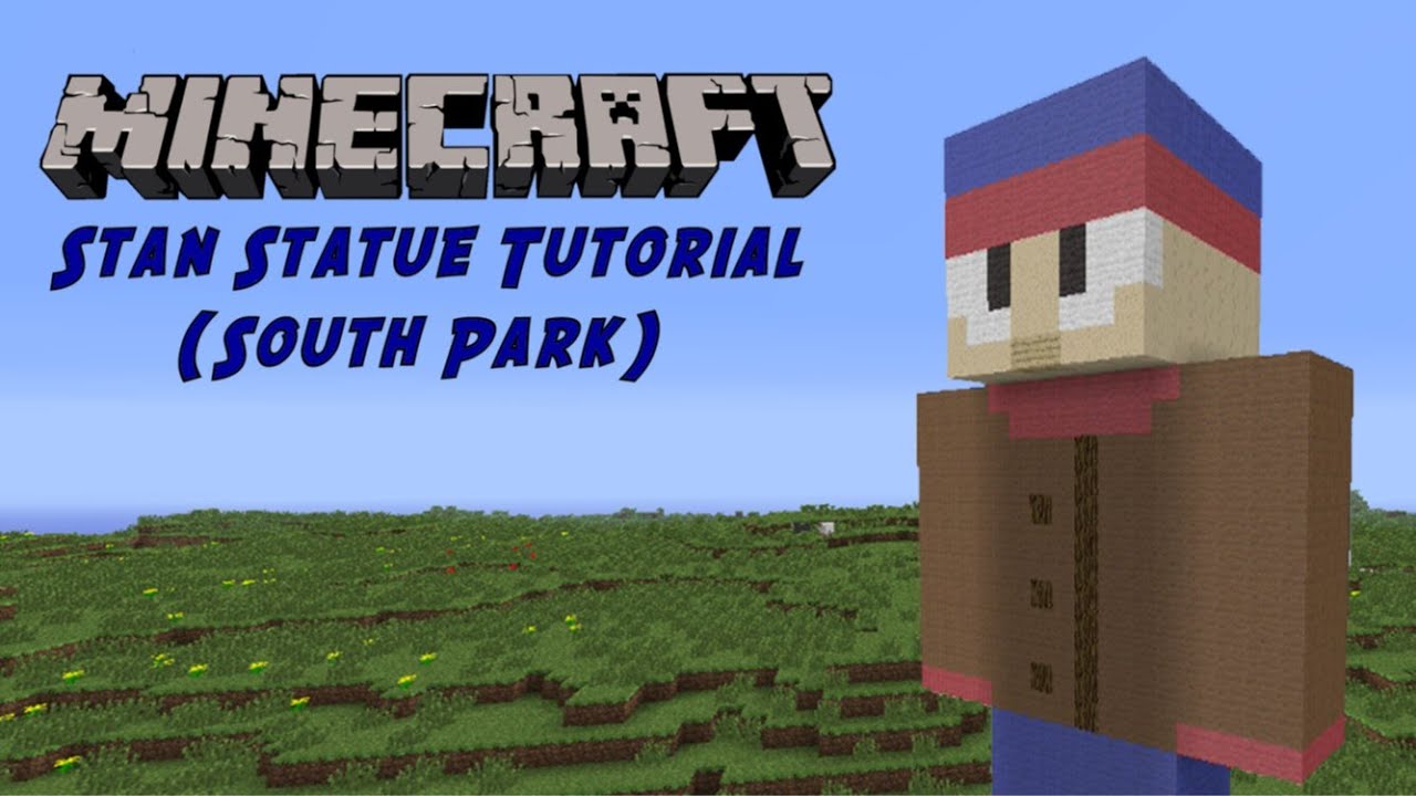 Minecraft Tutorial: Stan (South Park) Statue - YouTube