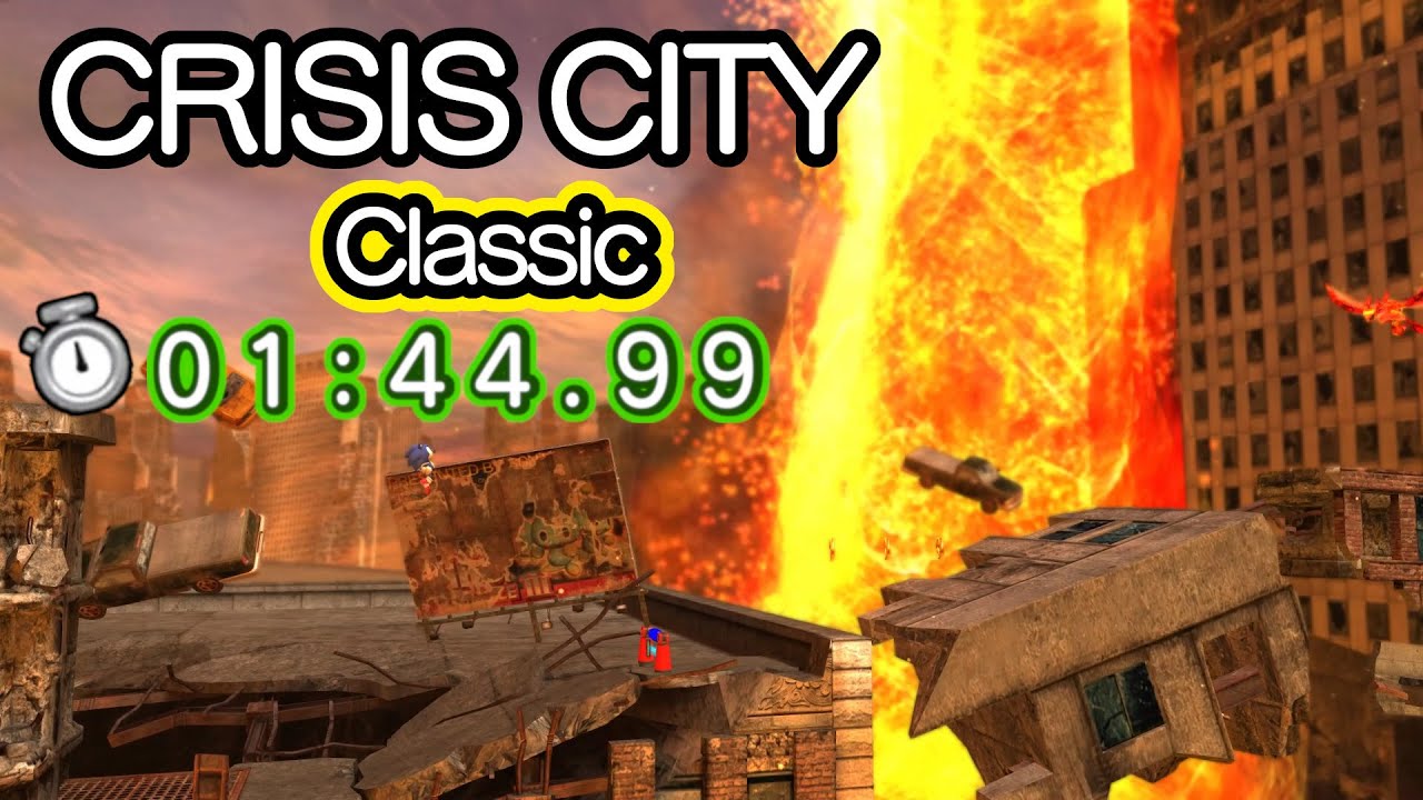 Sonic Generations - Crisis City Classic [01:44.99] (no skill, no damage ...