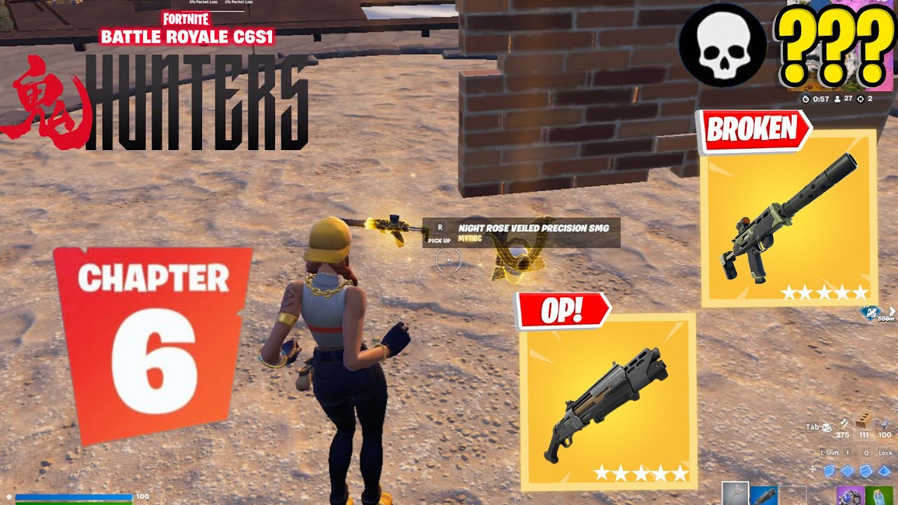 Fortnite Chapter 6 Hunters | Mythic SMG is CRAZY!? | High Kill Gameplay ...