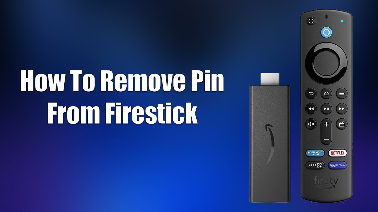 How To Remove Pin From Firestick - YouTube