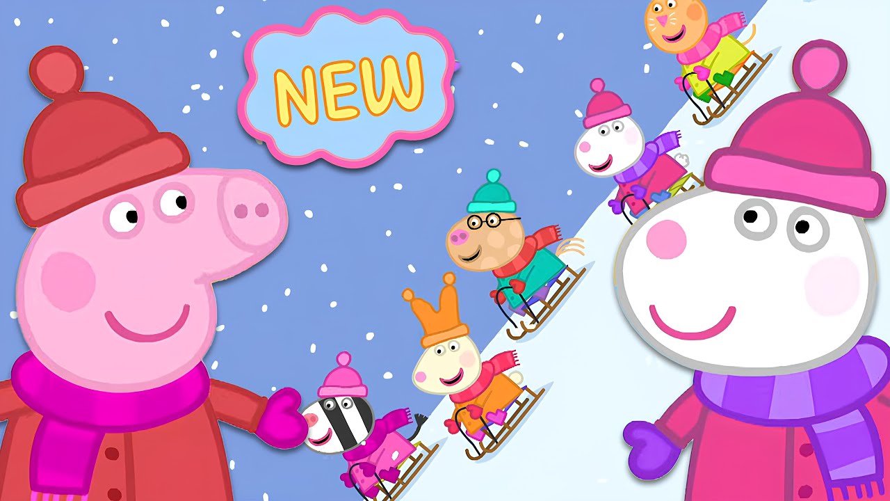 Peppa Pig playing winter games ️☃️ Toon Mania – English - YouTube