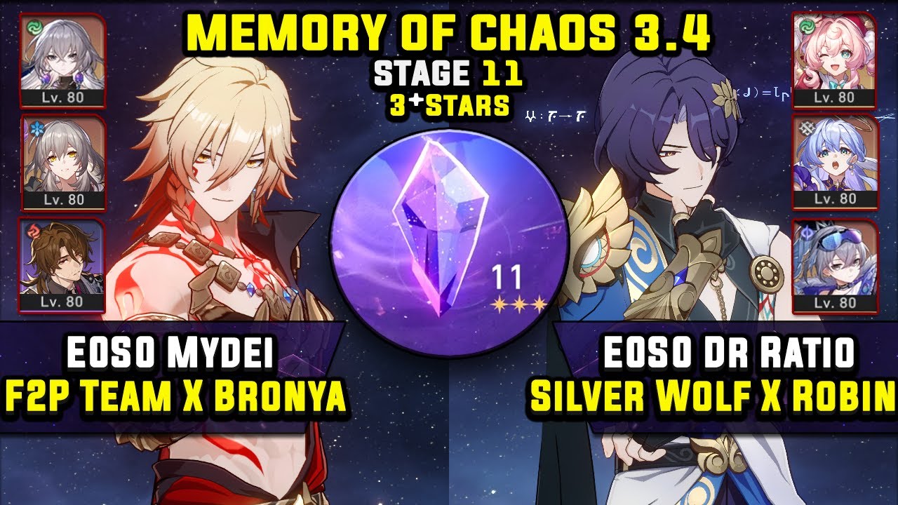 E0 Mydei F2P Carry W/ RMC & E0 Dr Ratio Carry (3 Stars) Memory Of Chaos ...