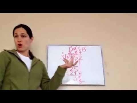 Saxon Math 5th Grade - Lesson 26 - Division Algorithm - YouTube