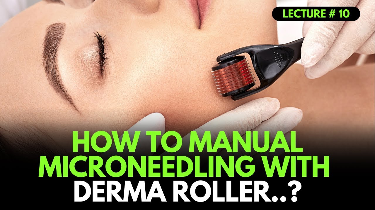 How To Manual Micro Needling With Derma Roller..? Derma Roller Usage ...