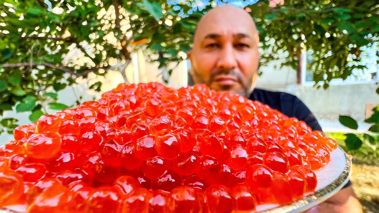 Red Caviar dish turned out incredibly tasty !!!!! - YouTube