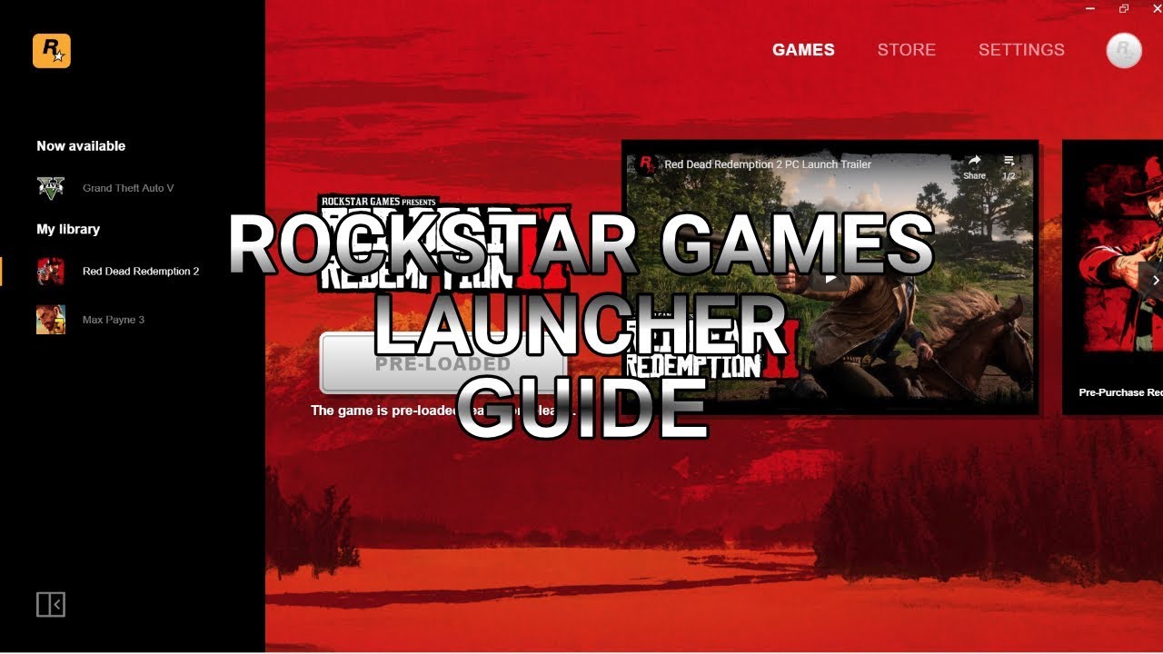 How to Disable Automatic Sign In Rockstar Games Launcher - YouTube