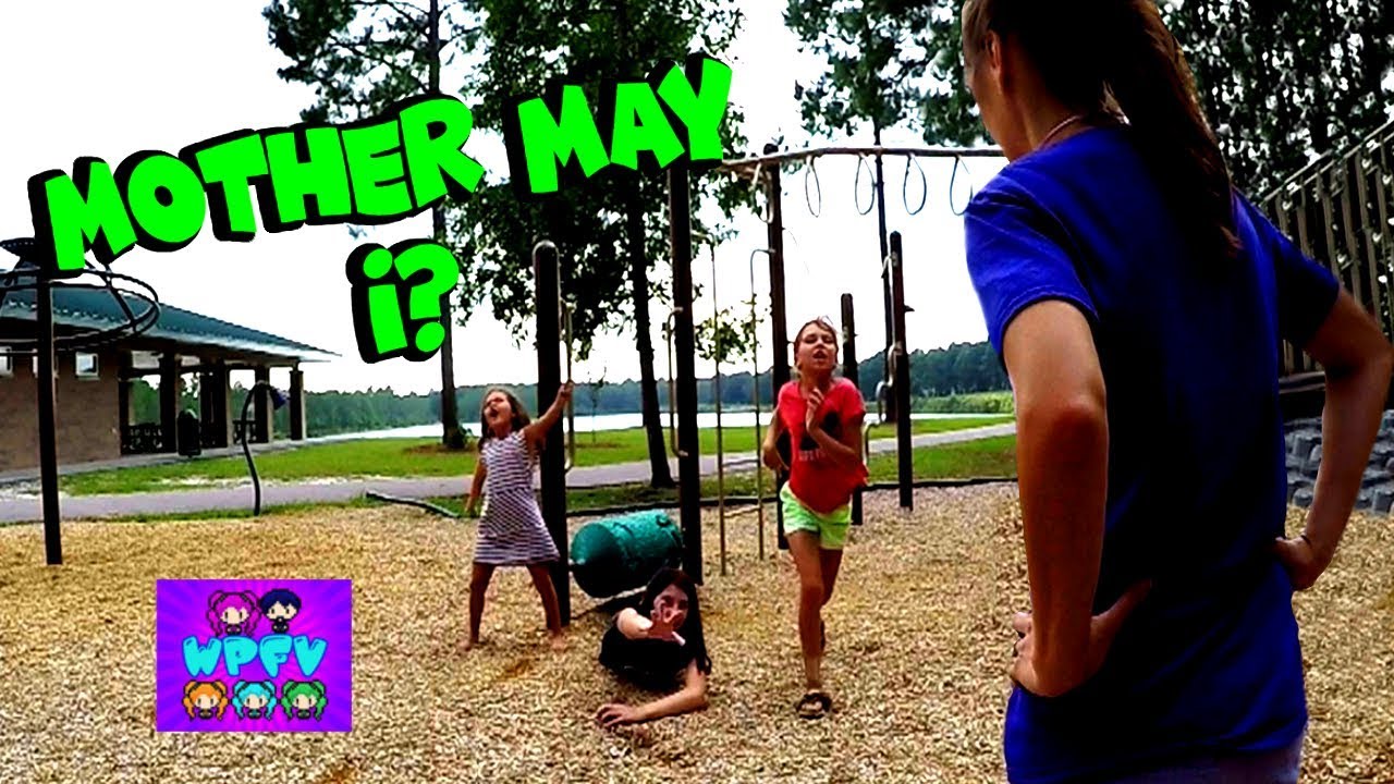 MOTHER MAY I GAME AT THE PARK! FAMILY FUN AT THE PLAYGROUND! - YouTube