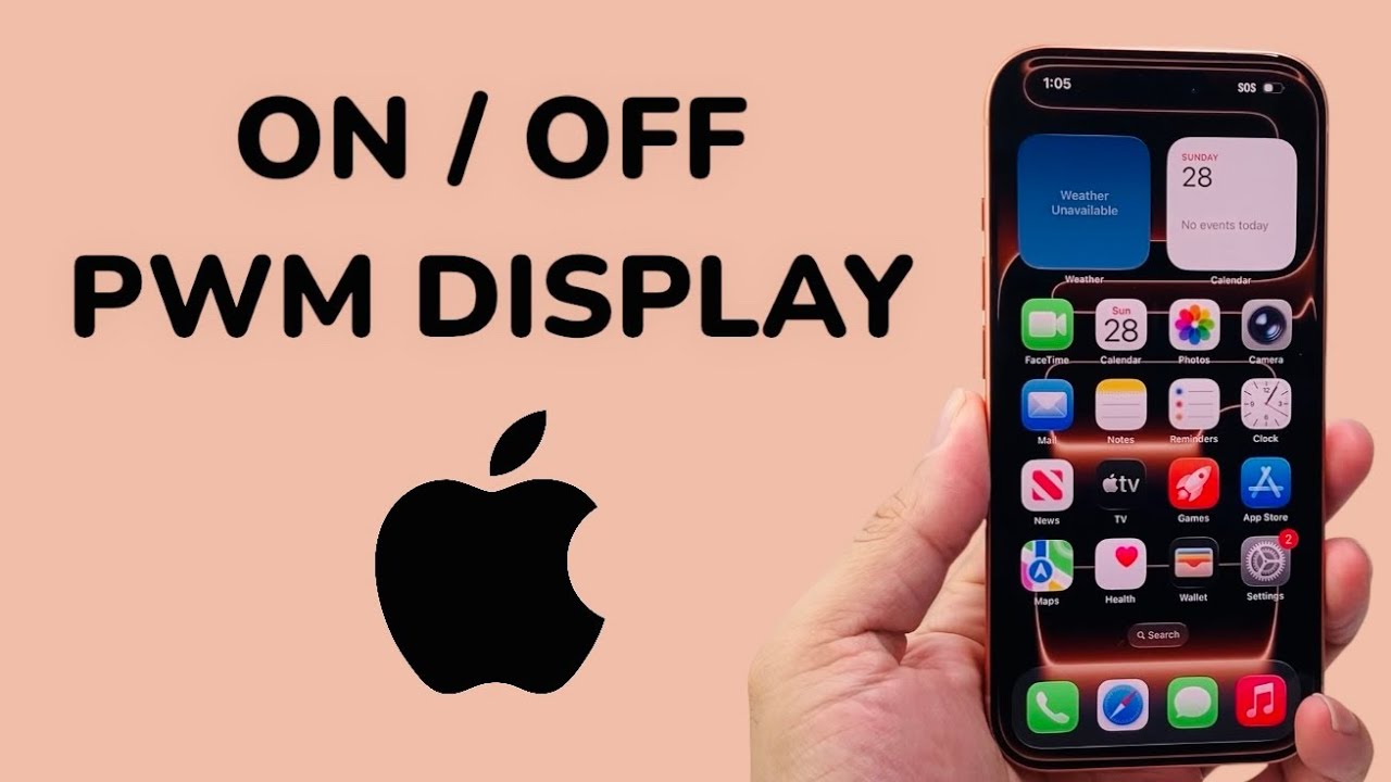 How To Turn ON / OFF Display Pulse Smoothing (PWM) On iPhone 17 Pro ...