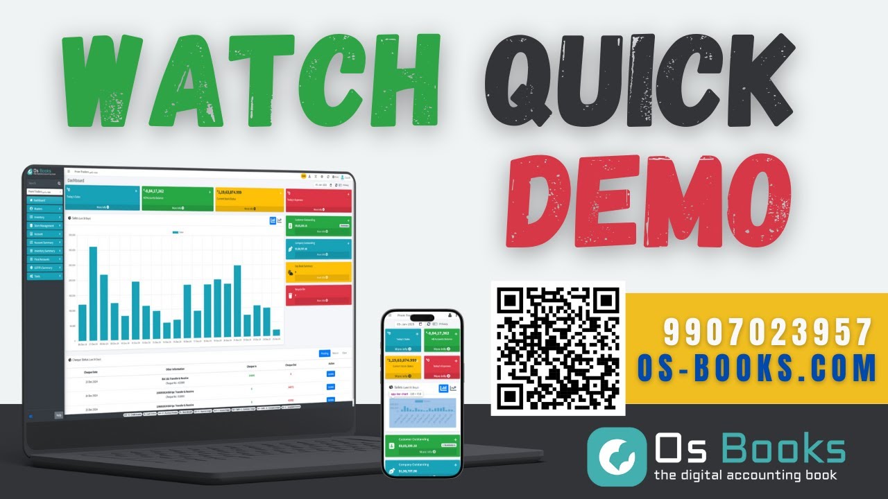 Quick Demo | OS Books Accounting Software | Super Fast Billing & Stock ...