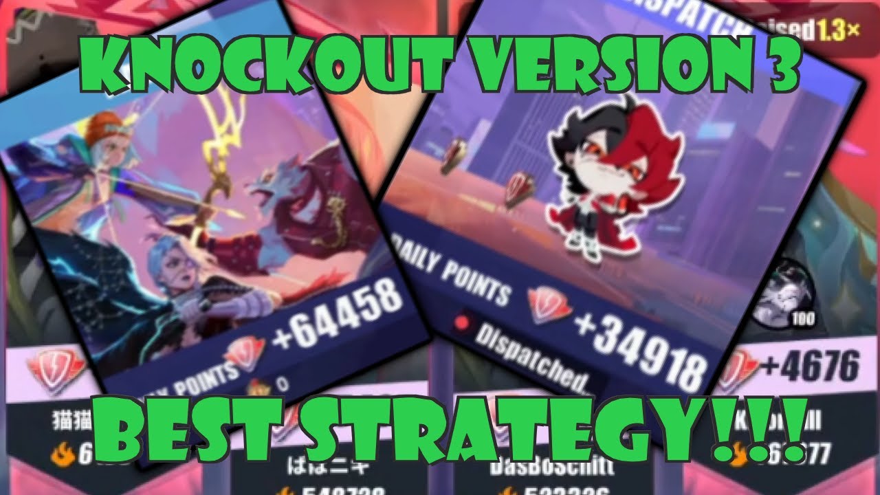 KNOCKOUT *BEST* STRATEGY TO MAXIMISE POINTS! | DISLYTE - YouTube