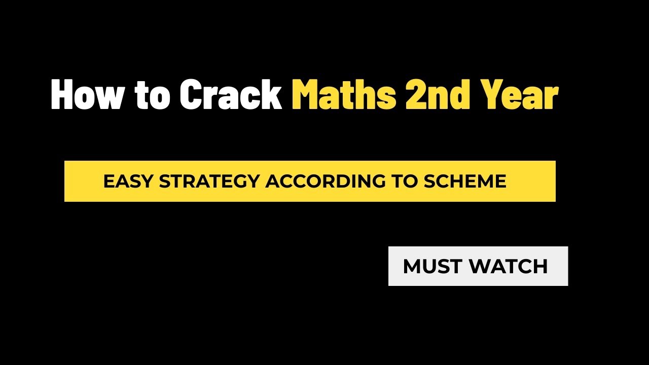 "Cracking Mathematics with this Simple Trick!" Class 12 Mathematics Scheme 2023 - YouTube