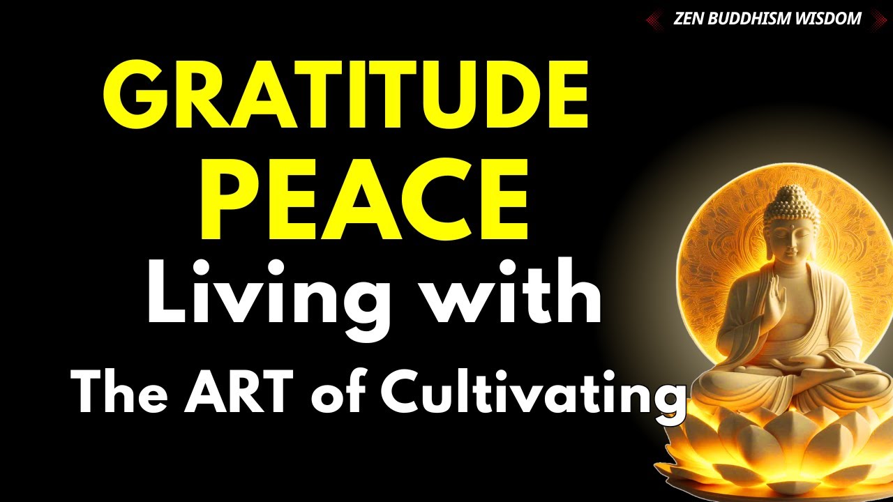 LIVING WITH GRATITUDE – THE ART OF CULTIVATING PEACE | BUDDHIST ...