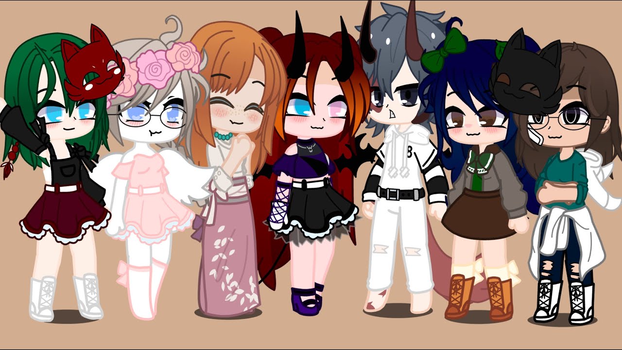 6 different OC challenges | Gacha club - YouTube