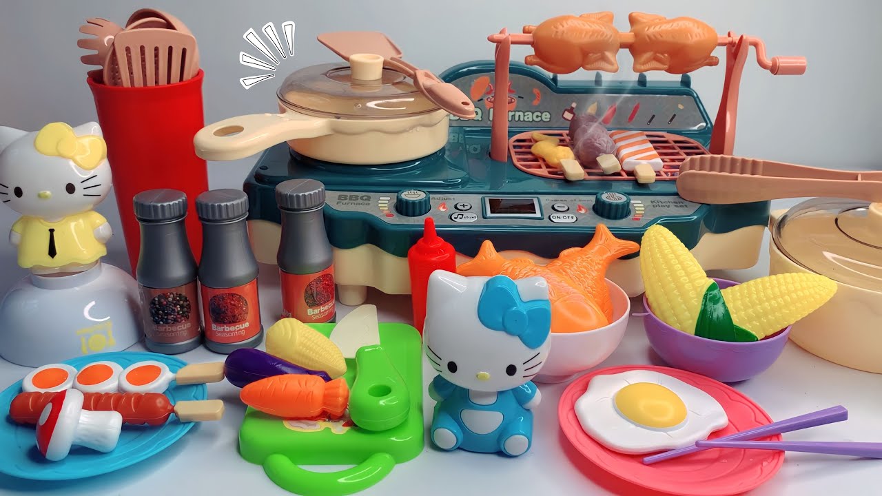 12 Minutes Satisfying With Hello Kitty Kitchen Set , Hello Kitty ...