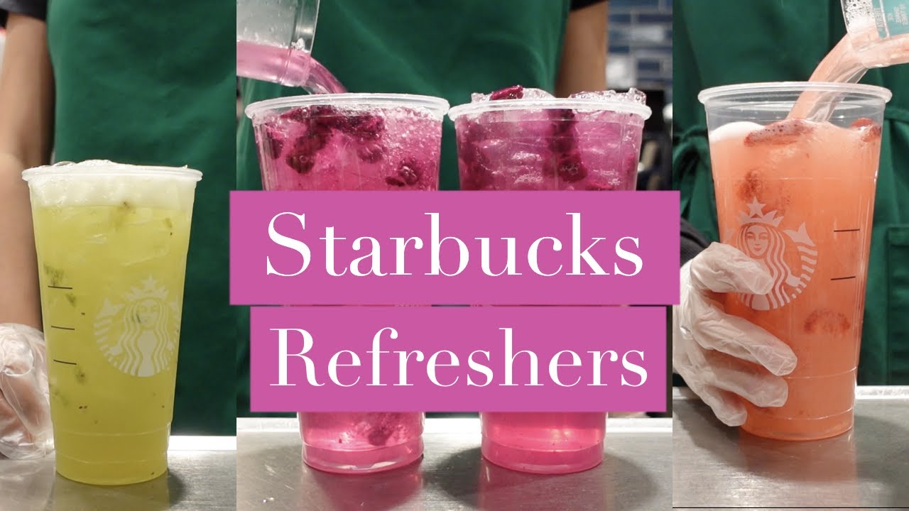 starbucks explained: the refreshers - YouTube