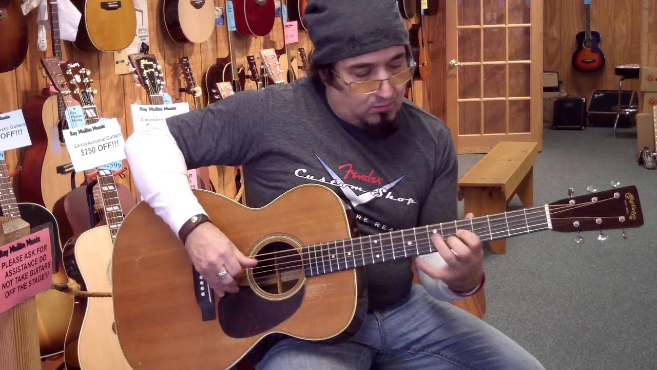 Ray Mullin Music for sale (Martin 000-28-1945) - YouTube