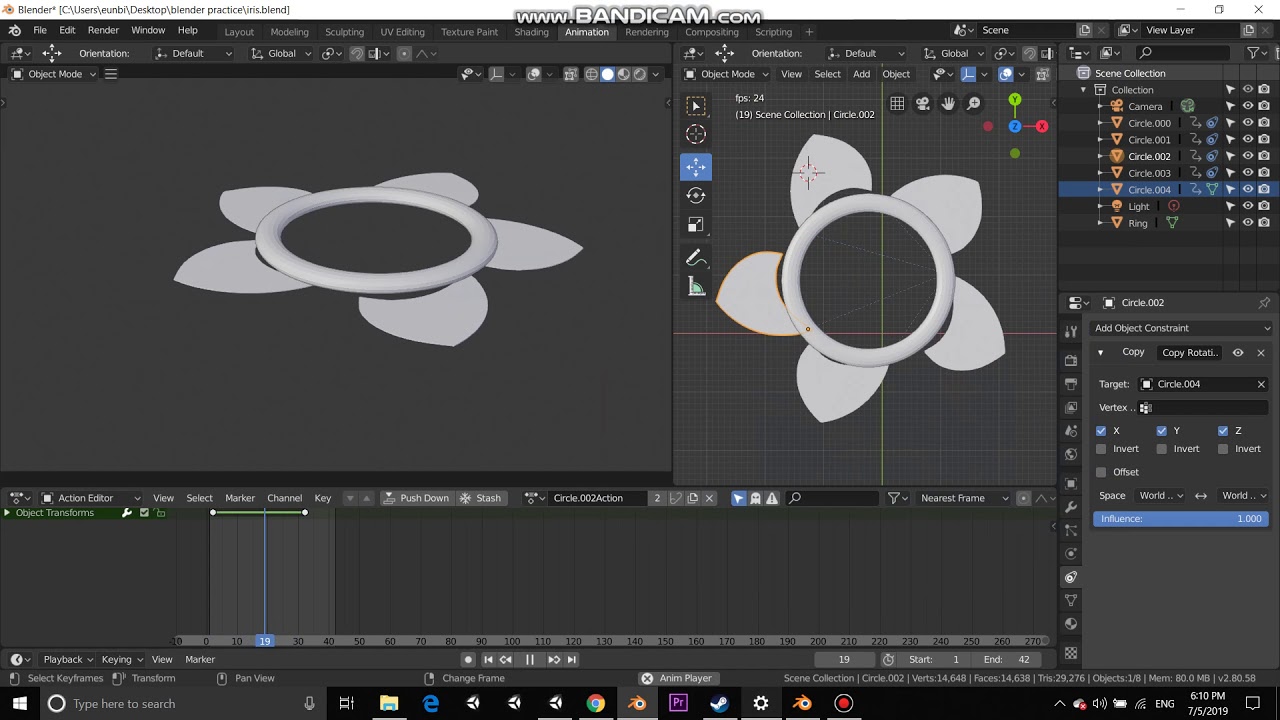 blender, Iris - YouTube