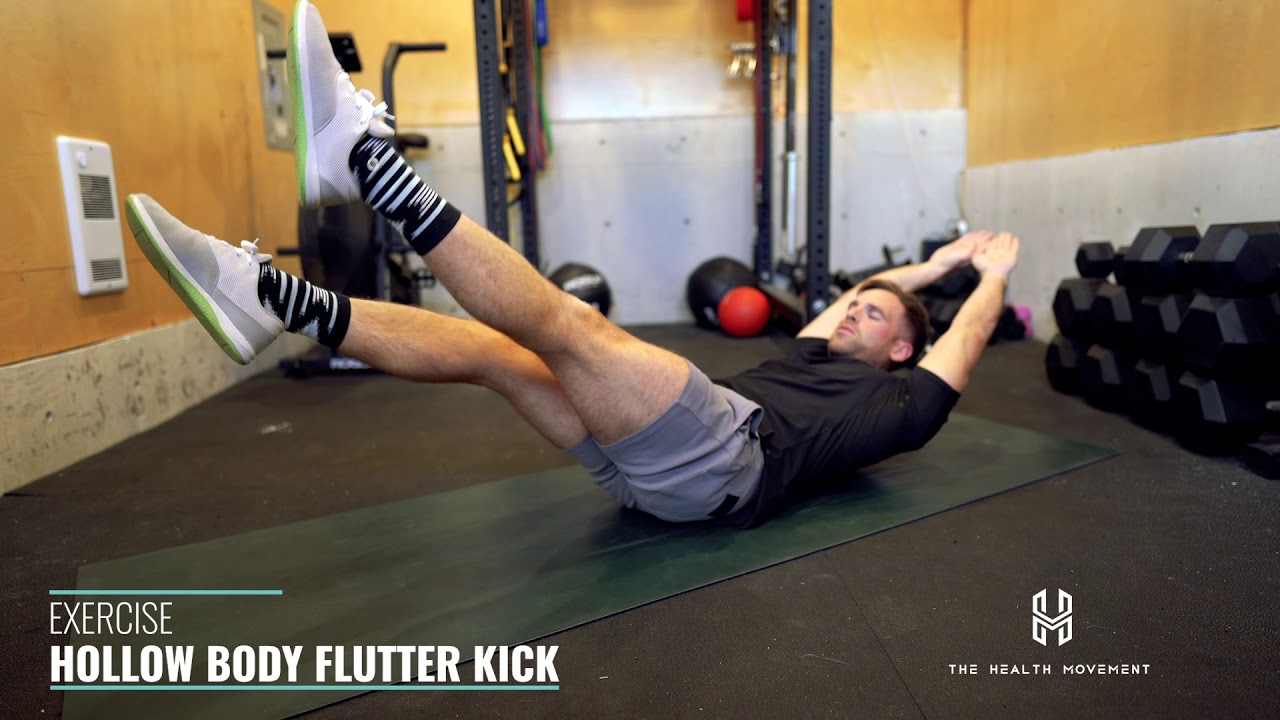 Hollow Body Flutter Kick - YouTube