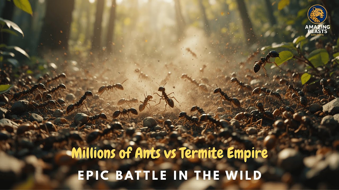 Millions of Ants vs Termite Empire – Epic Battle in the Wild | Amazing ...
