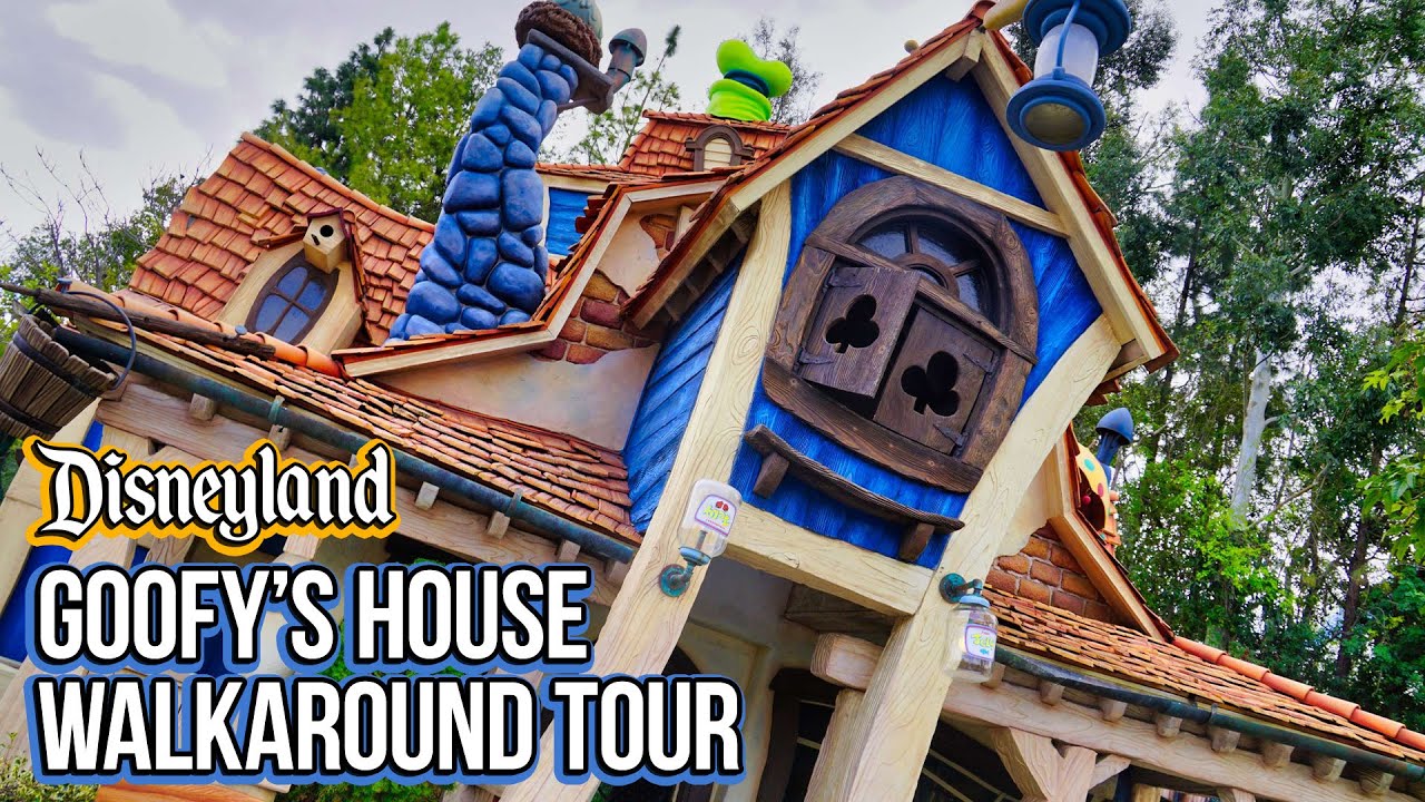 Goofy's House Walkaround Tour in Mickey's Toontown at Disneyland - YouTube