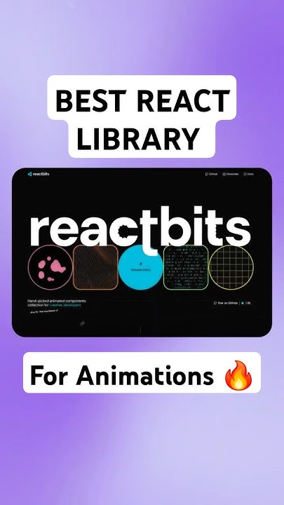 Best react animation library with text animations #react #webdevelopment #frontend # ...